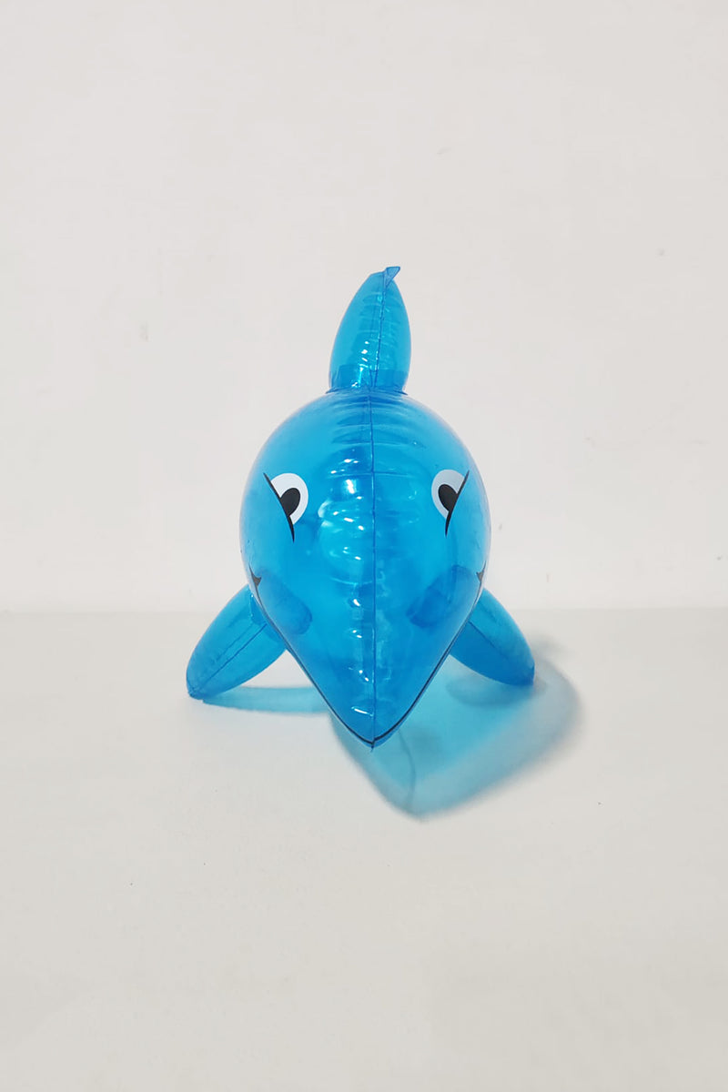 Inflatable Small Blue Dolphin – ProppedUpRentals