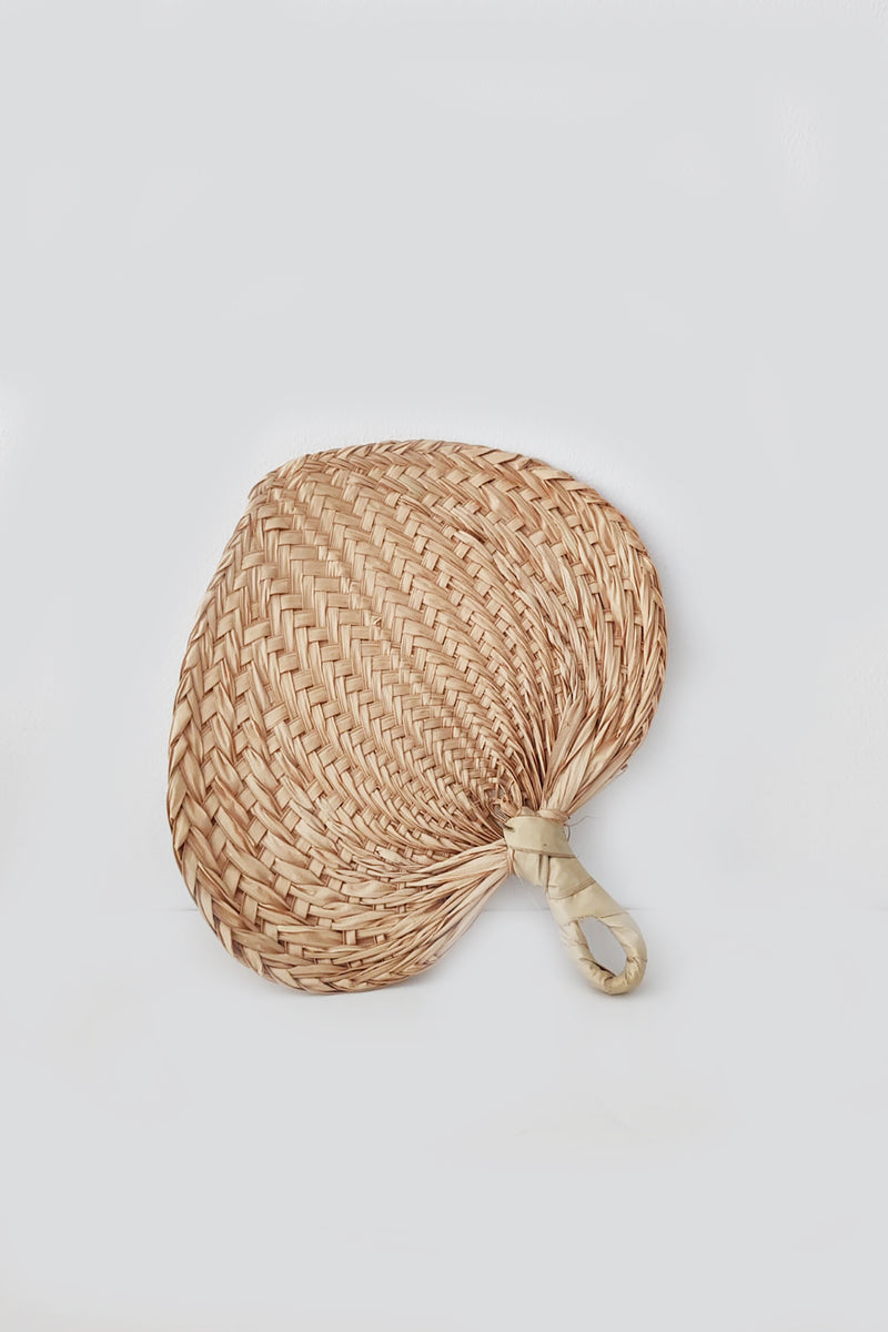 Small Abaniko Woven Hand Fan – ProppedUpRentals