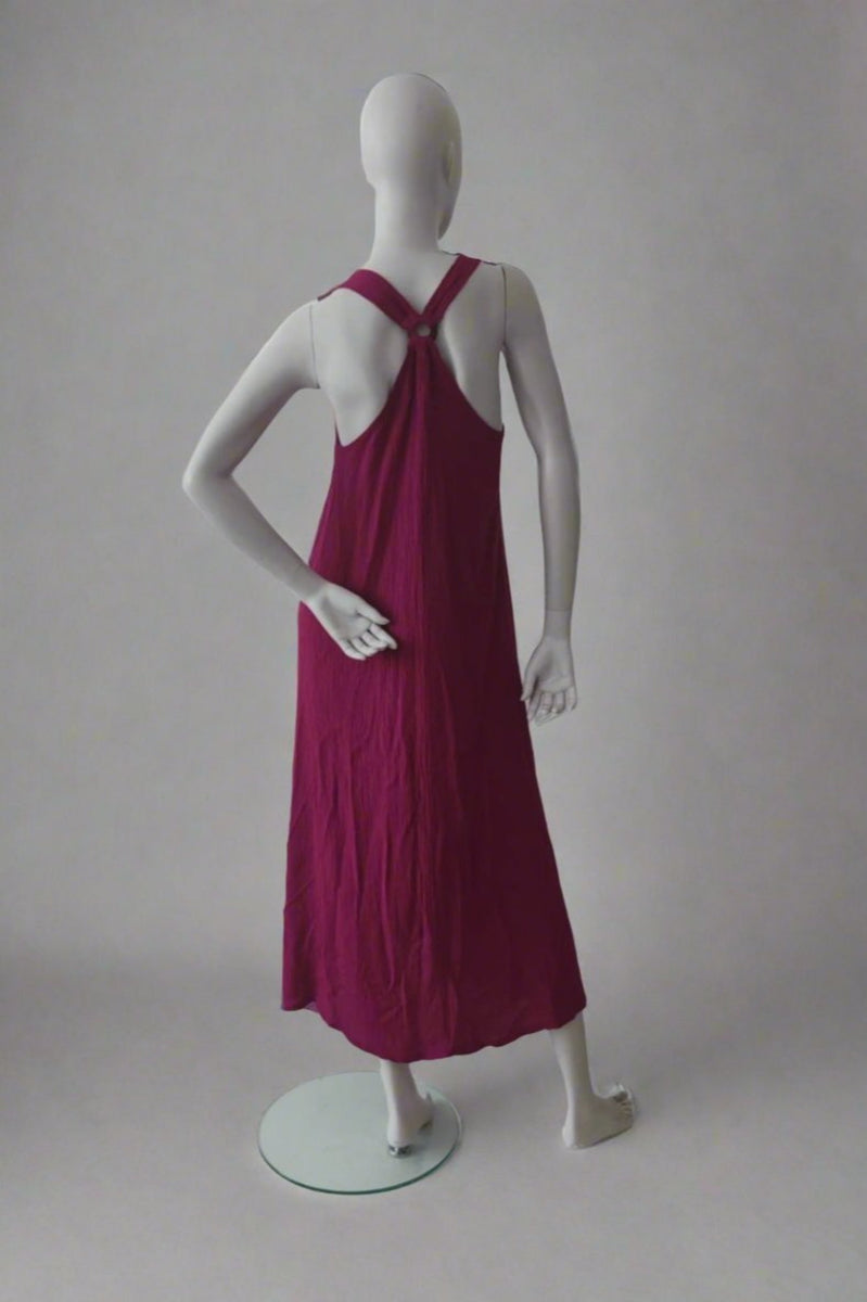 Maroon beach maxi dress – ProppedUpRentals