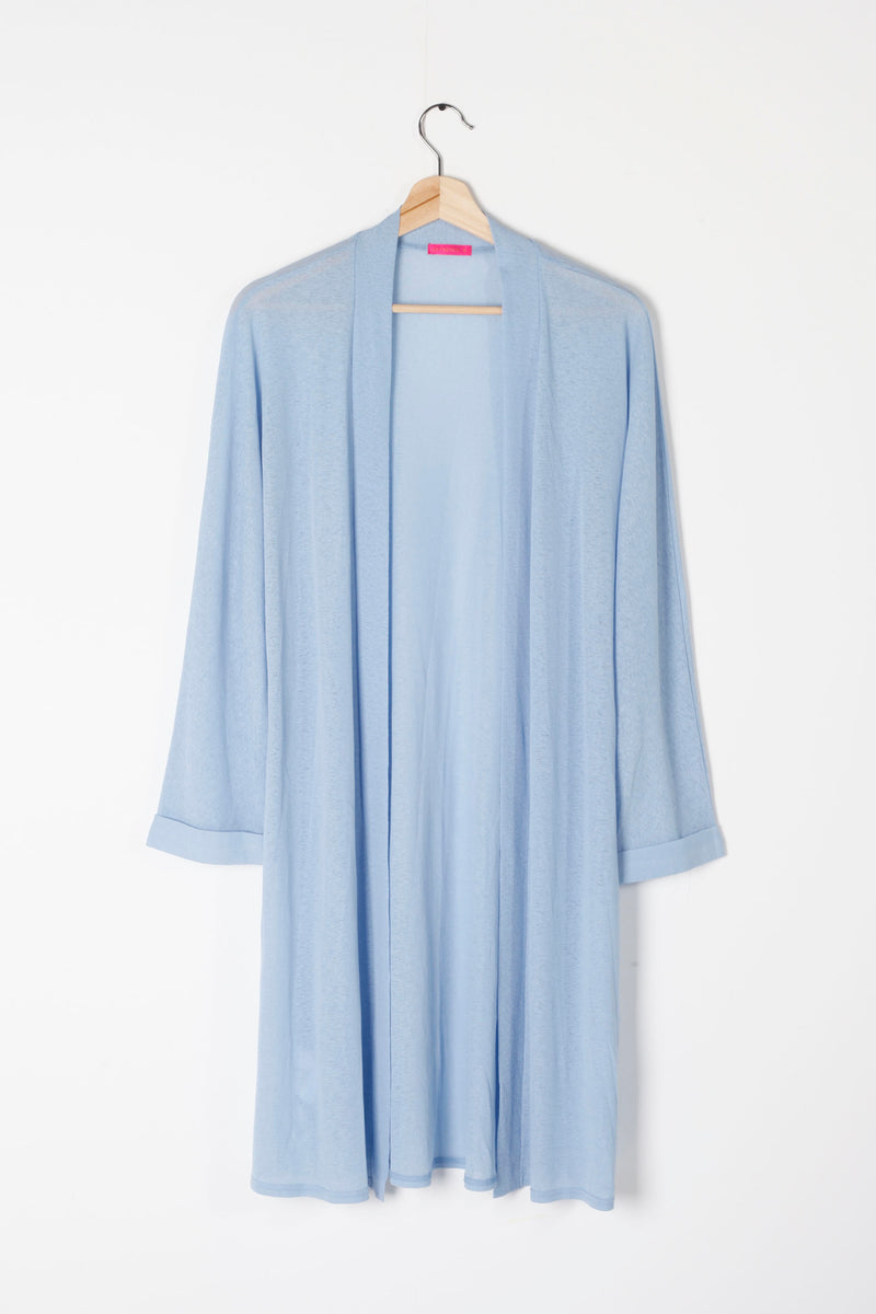 Light Blue Longline Cardigan – ProppedUpRentals