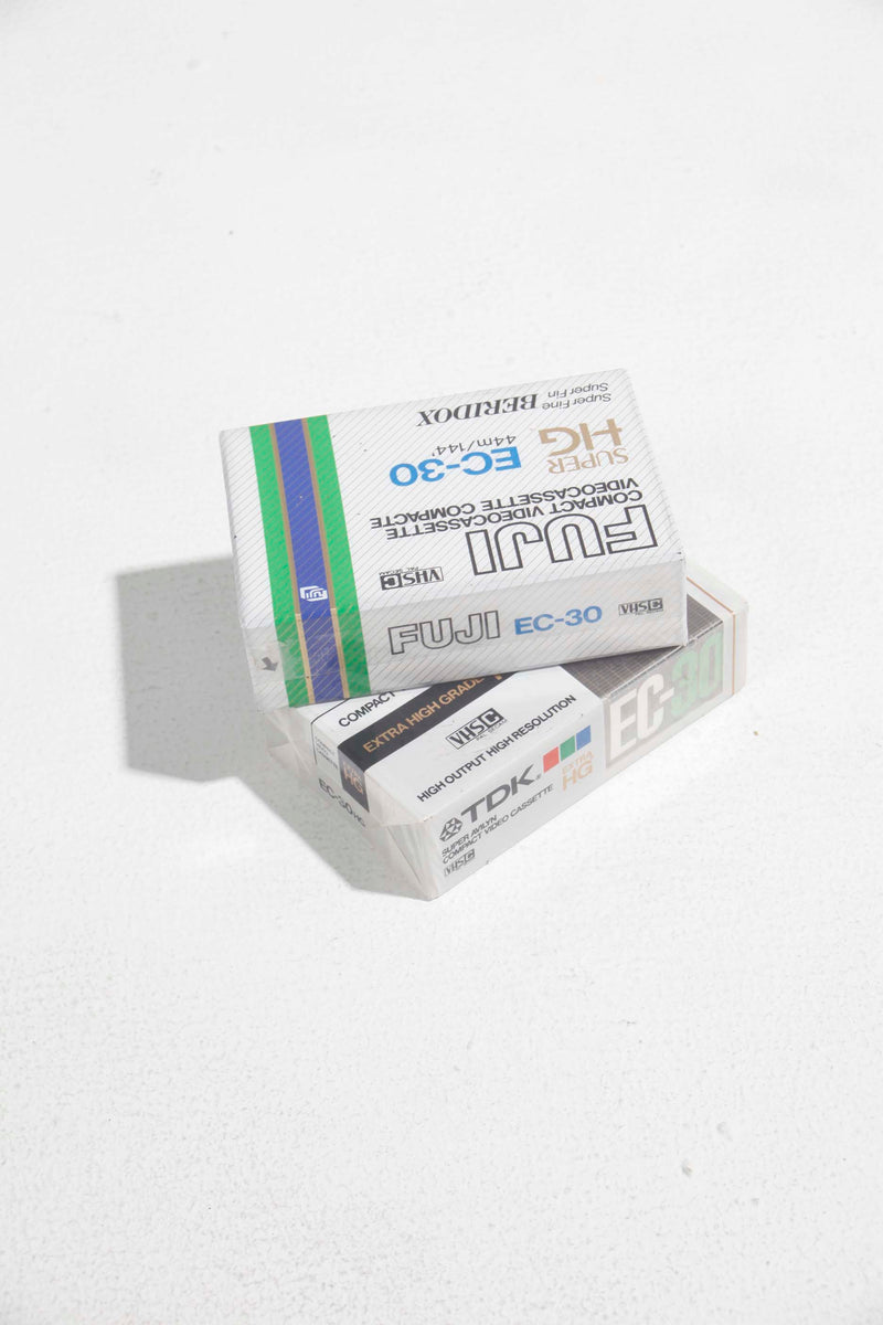 Vintage JVC/FUJI Compact Video Cassette Tapes – ProppedUpRentals