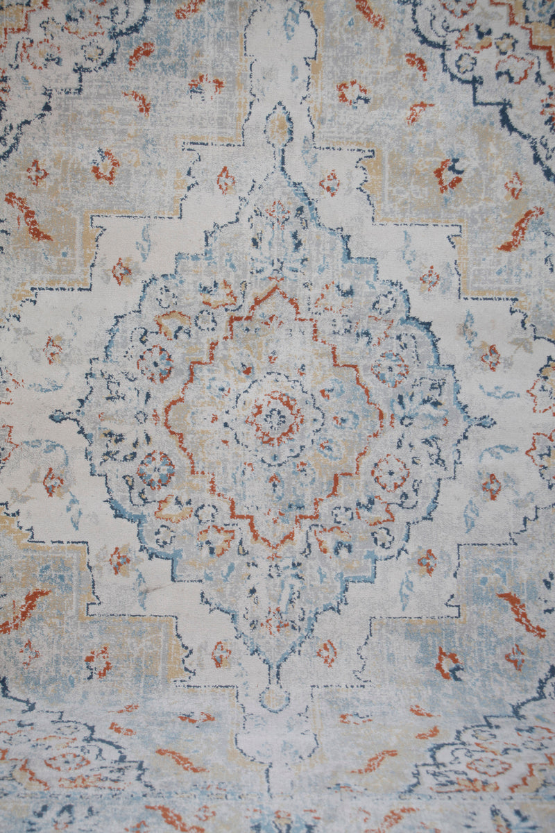 Faded Arabesque Rug Rental 160x235cm Dubai - Vintage Pattern Rug ...