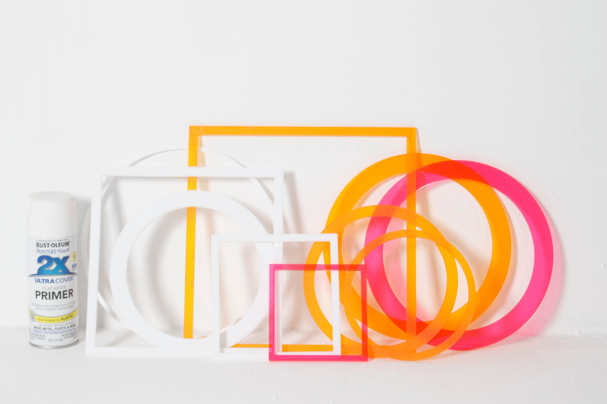 Perspex Shapes for Styling Still Life (10 pieces) – ProppedUpRentals