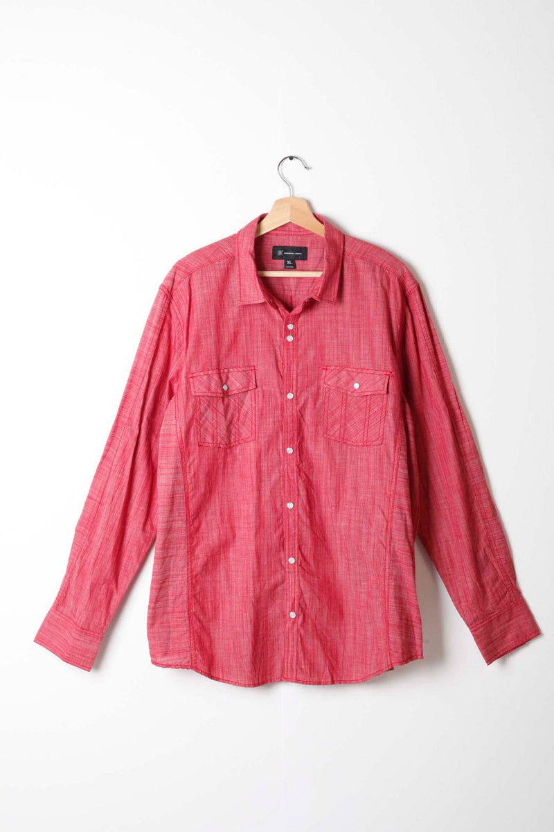 Red Shirt with Pop Buttons – ProppedUpRentals