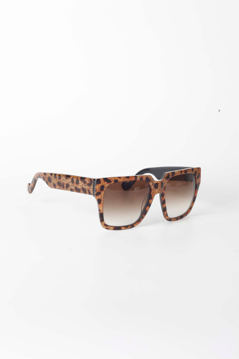 Oversized Sparkly Leopard Sunglasses – ProppedUpRentals