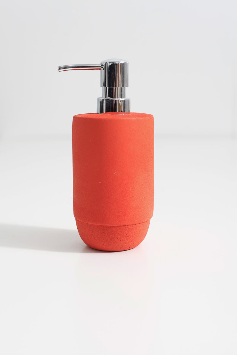 Red Soap Dispenser – ProppedUpRentals